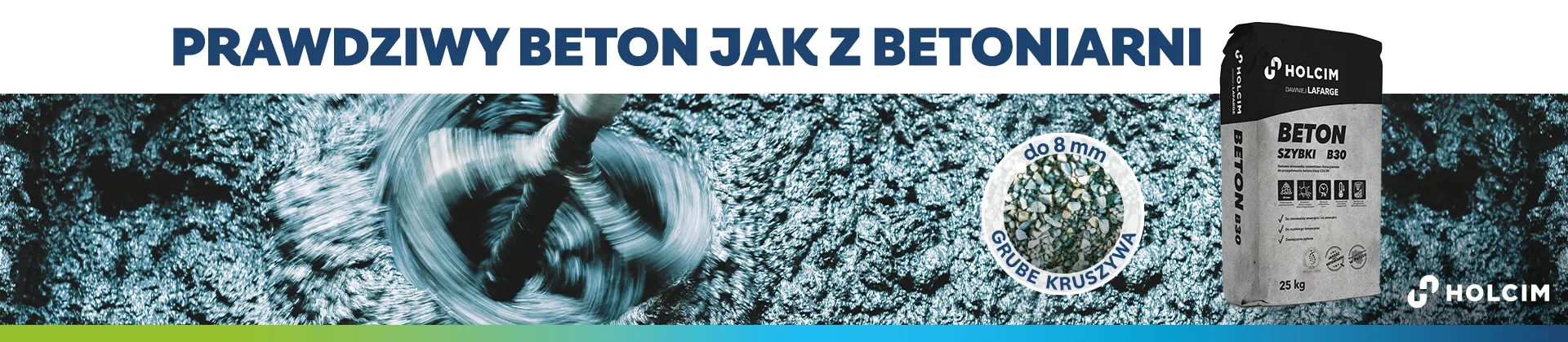 Beton SZYBKI B30 - mieszanka betonu klasy C25/30 | Holcim