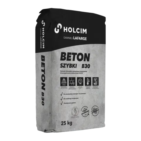 Beton SZYBKI B30 - mieszanka betonu klasy C25/30 | Holcim